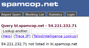 Le service anti-spam SpamCop de Cisco a subi une panne après que son ...